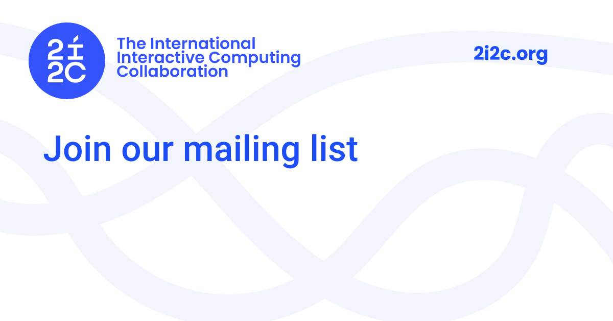 Join our mailing list | 2i2c